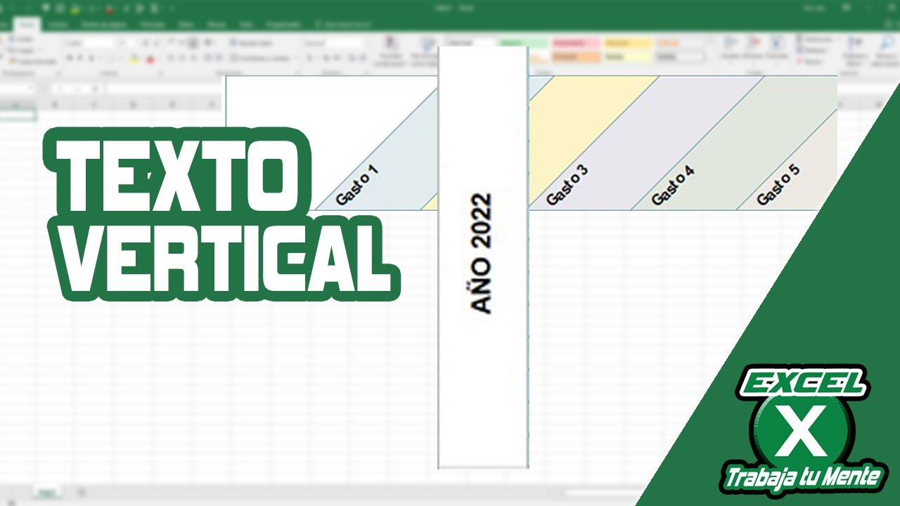 Cambiar la Orientación del Texto en Vertical - YouTube