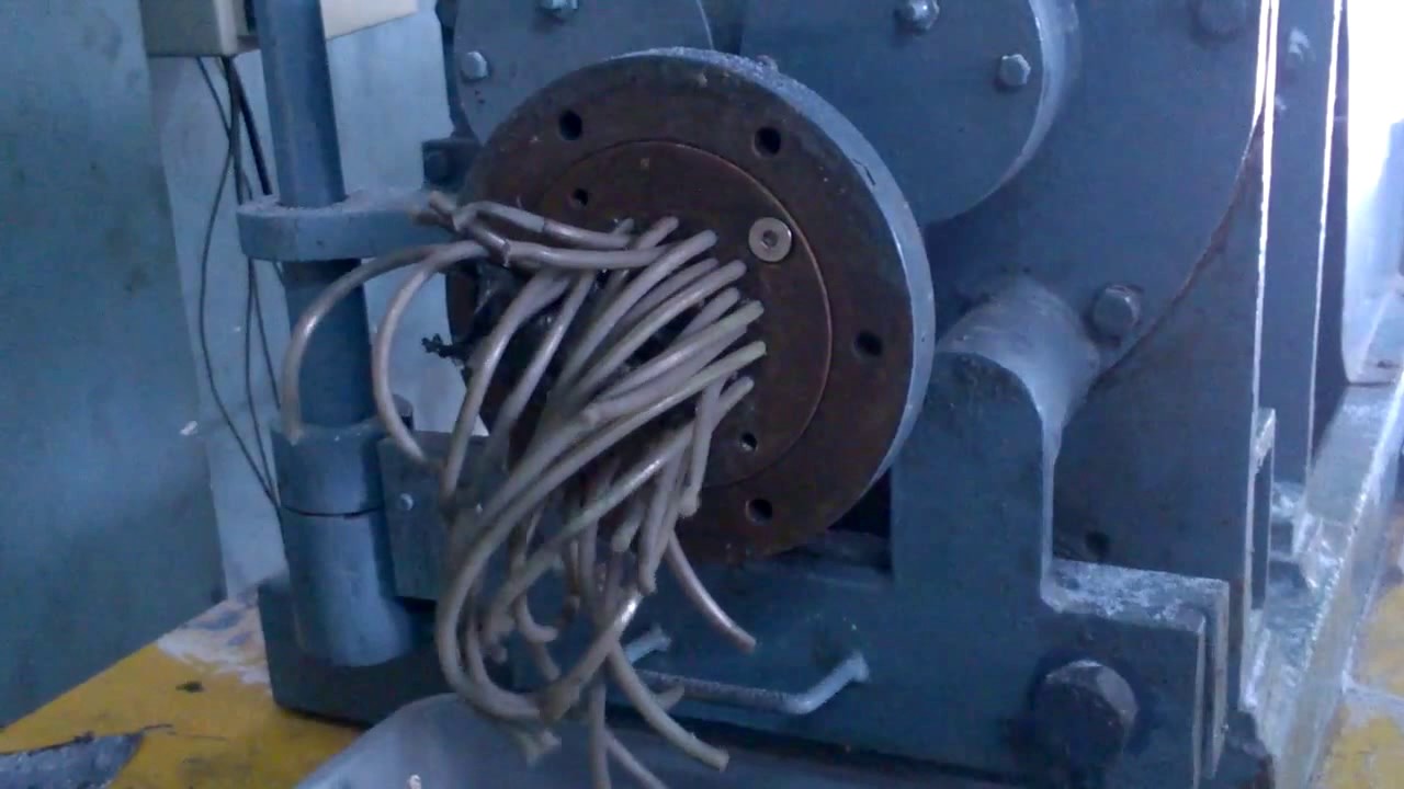 Processing of Polymer in Mixer Extruder, Noodle Discharge - YouTube