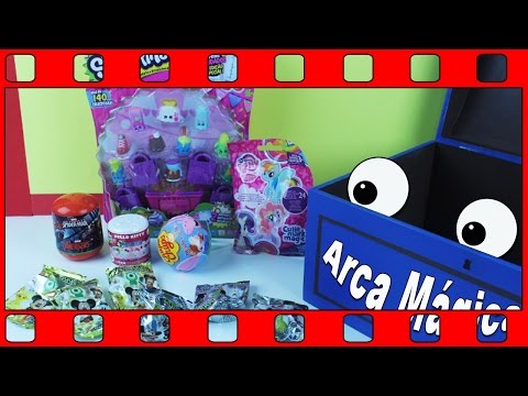 Shopkins Série 2, My little Pony, Gogos, Marvel e Hello Kitty