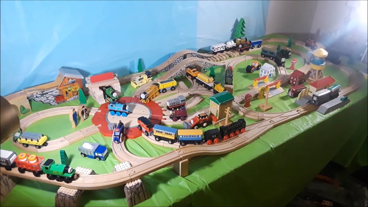 Thomas Wooden Railway Layout Tour - YouTube