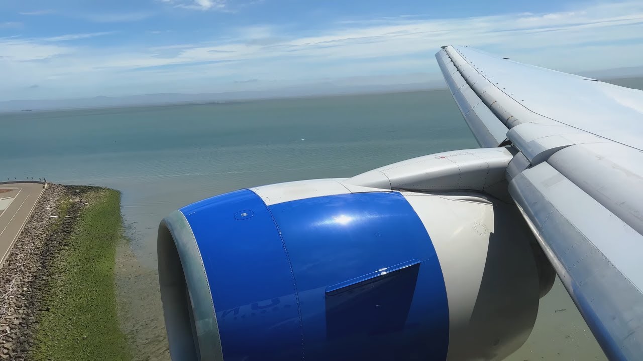 Smooth Approach and Landing | United 777-200 | San Francisco SFO - YouTube