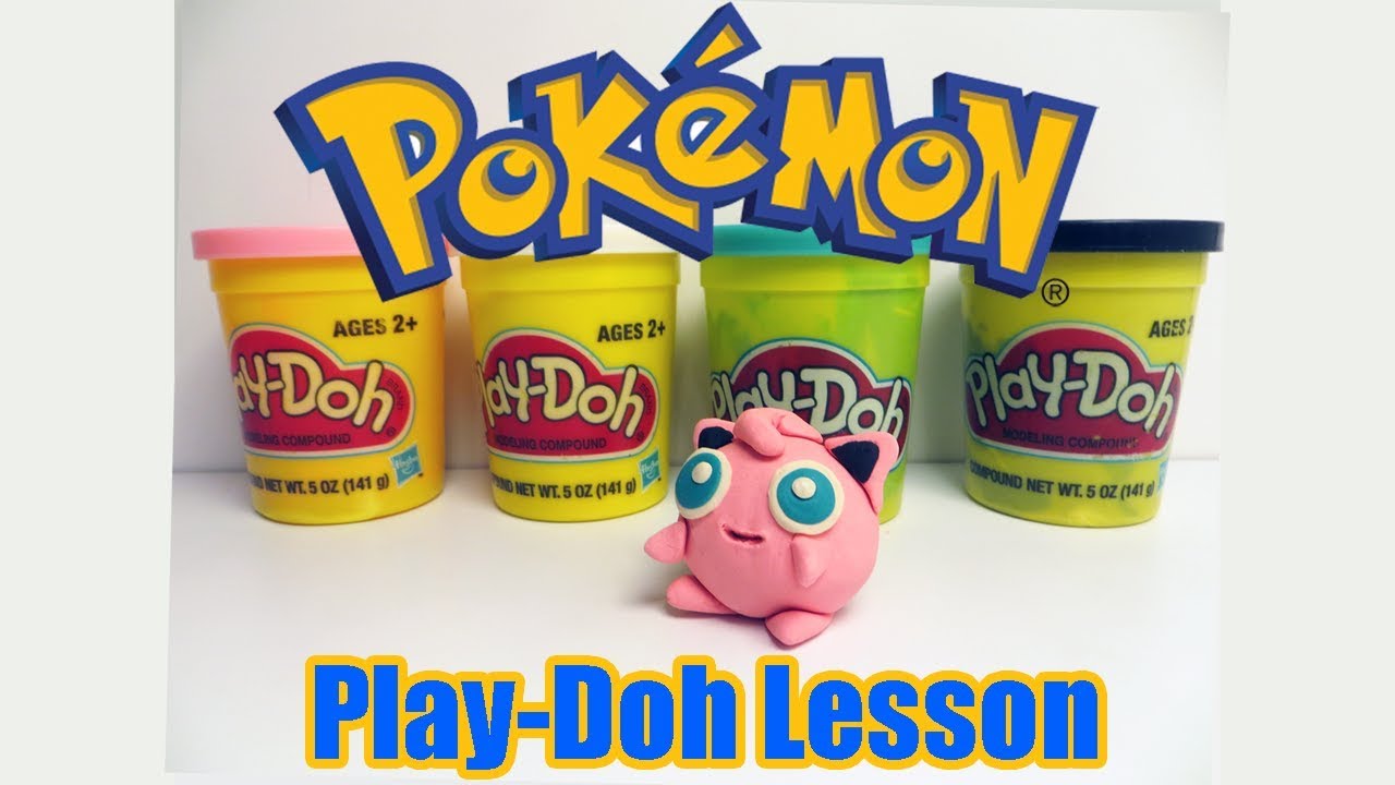 How to make Pokemon out of Play-Dough : Jigglypuff Lesson 1 - YouTube