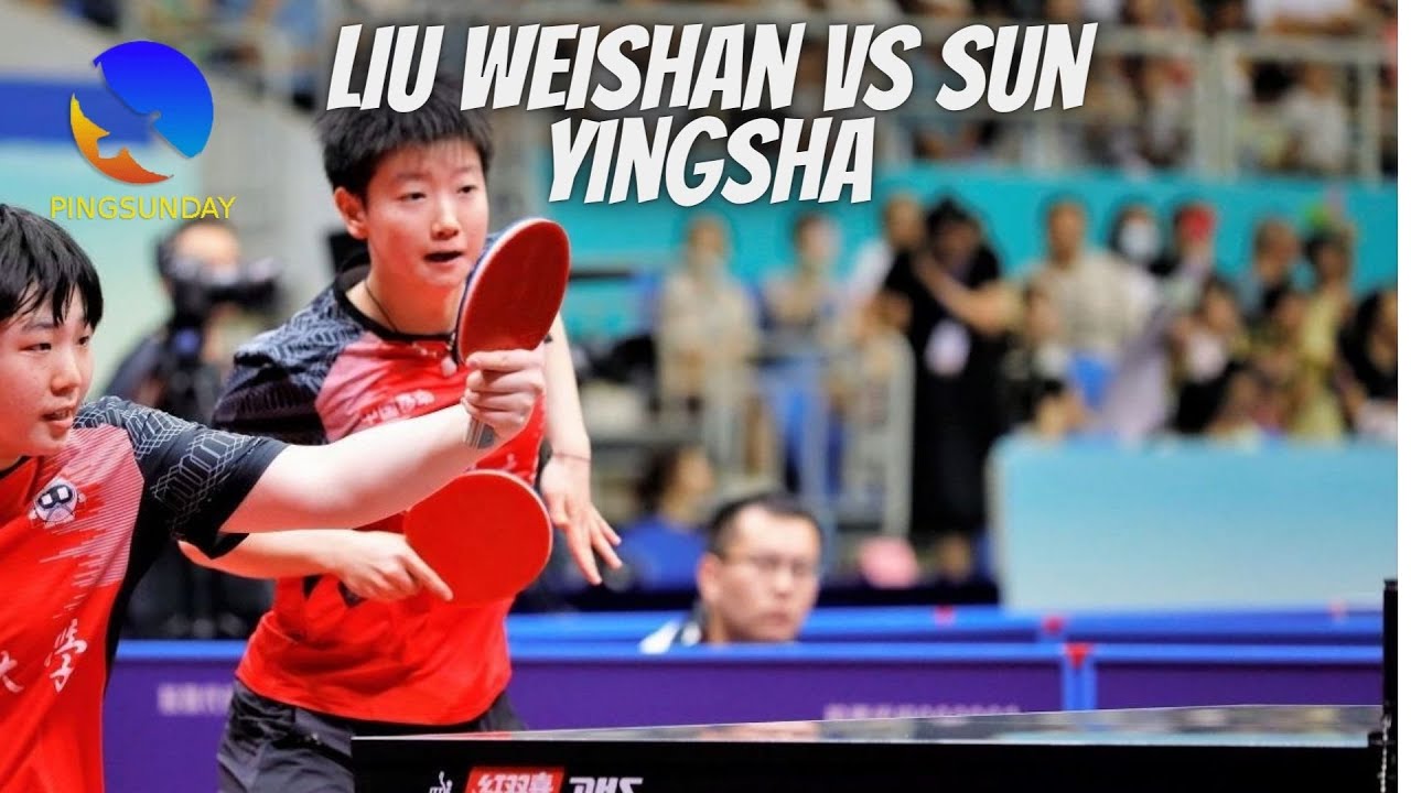Best match! Liu Weishan vs Sun Yingsha | China Super League 2023 - YouTube