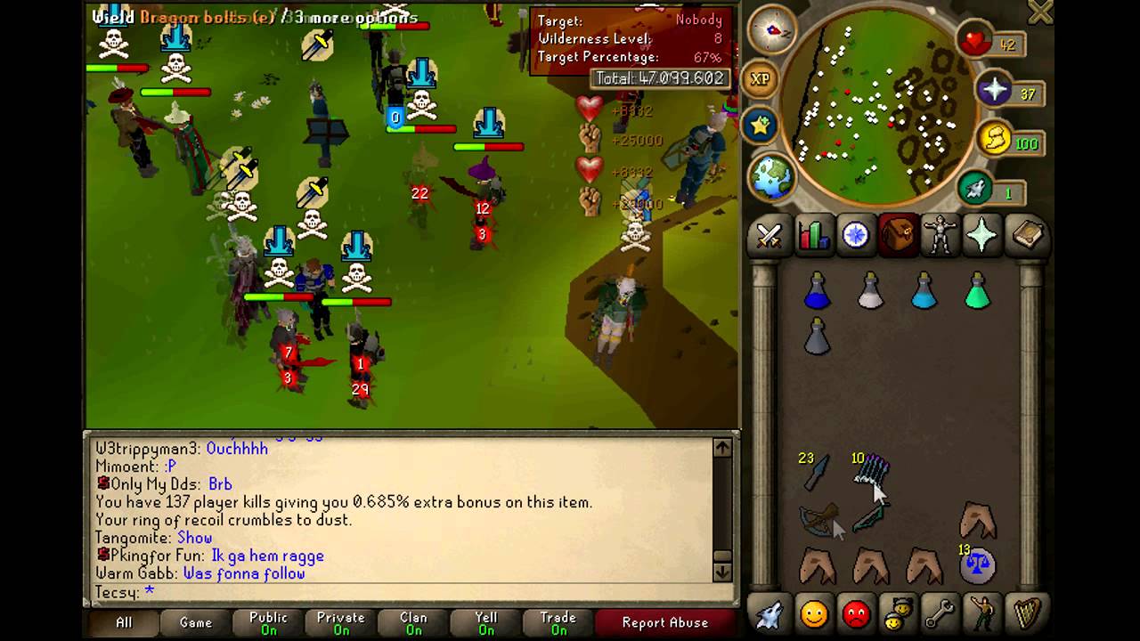 Maxed pure Pking #2 | Training for OSRS #2! | Tecsy / Bunny Hunter ...