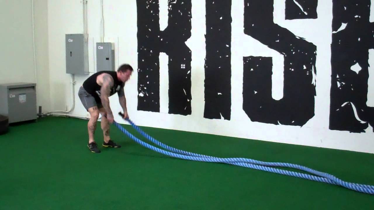 Battle Rope Circuit - YouTube