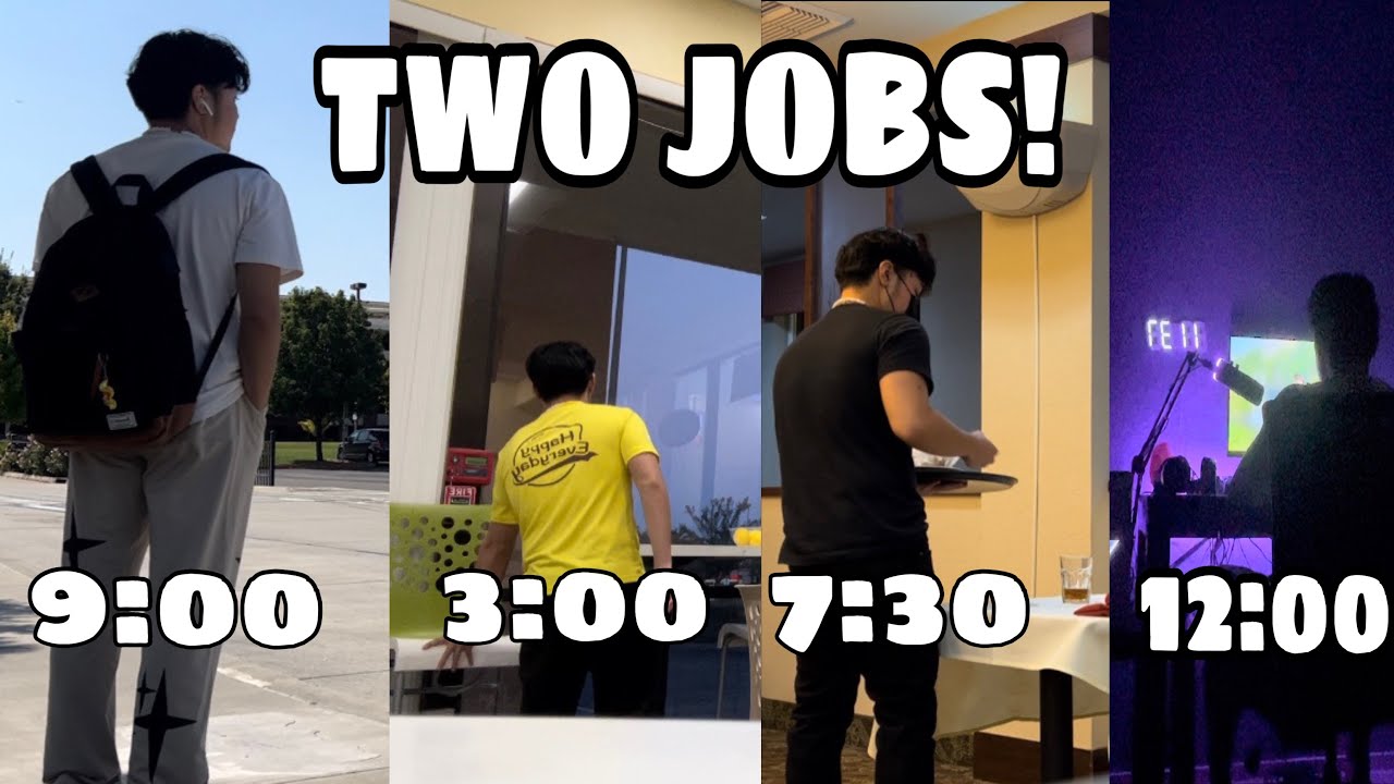 Working Two Jobs As A Full Time College Student! - YouTube