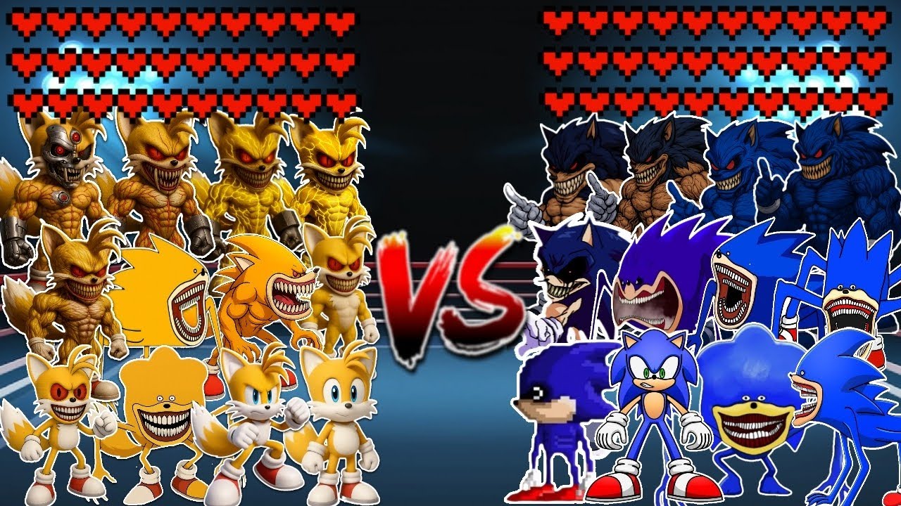 Tails Monster Evolution vs Sonic Monster Evolution! Meme battle - YouTube