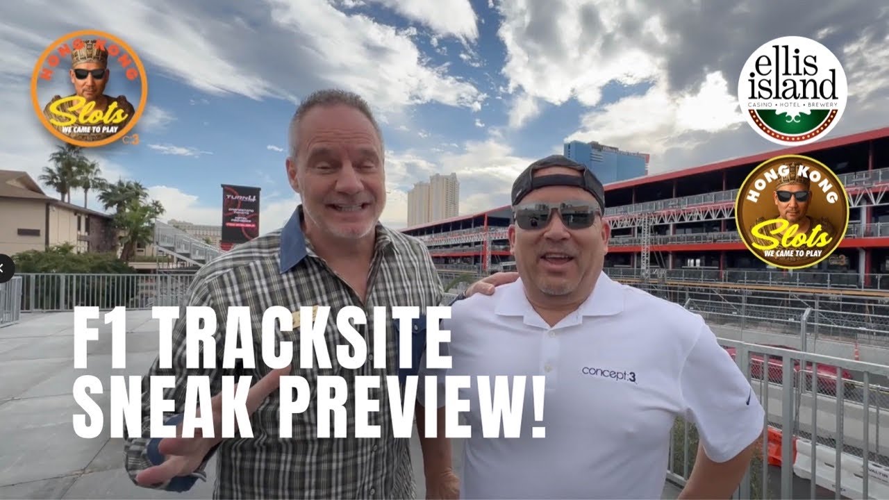 TAKE A SNEAK PEEK AT THE F1 TRACK RIGHT IN FRONT OF ELLIS ISLAND CASINO ...