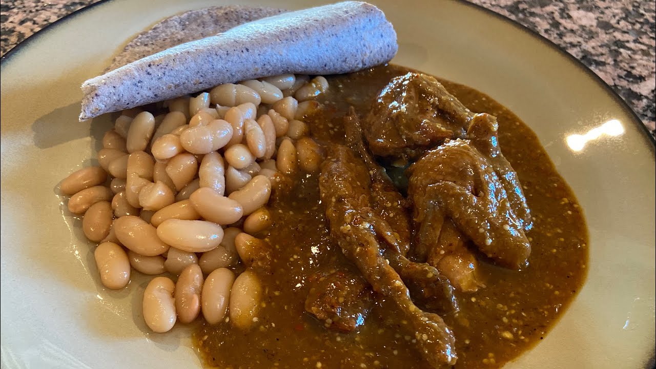 Huilotas en chile de tomatillo (como en mi rancho) - YouTube