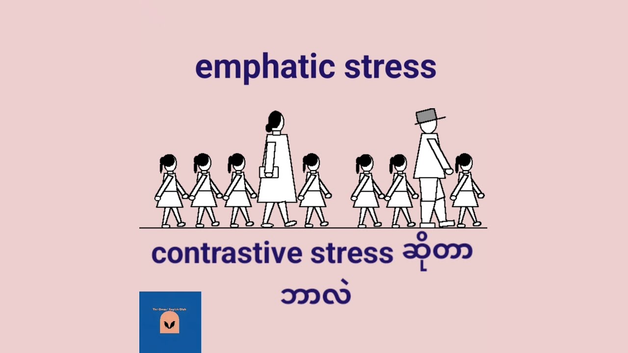 Emphatic stress, contrastive stress ဆိုတာ ဘာလဲ #pronunciation # ...