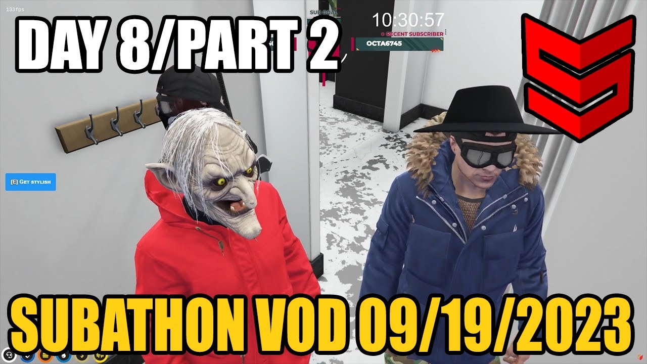 DAY 8/PART 2: FLOPSTER | UNCAPPED !SUBATHON DAY 8 | !subtember | Silent ...