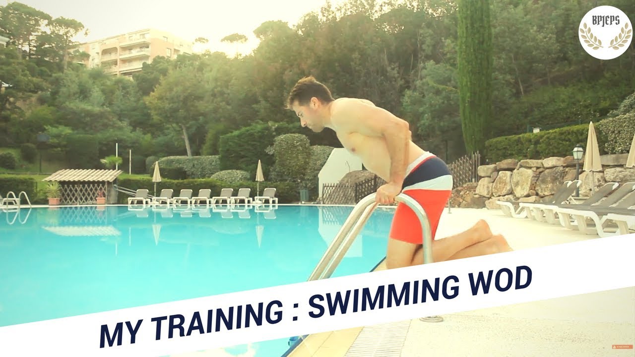 Swimming WOD incl. V ups Squat Jumps - YouTube