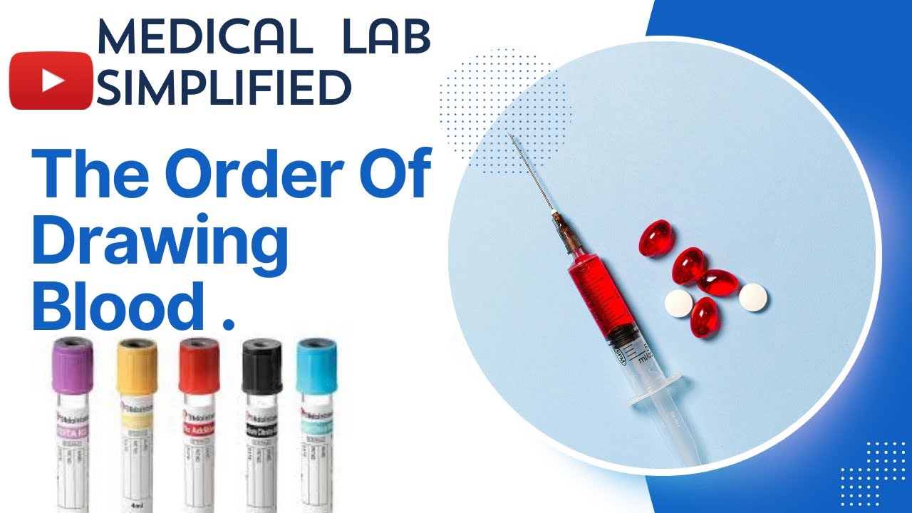 "The Order of Draw Explained | Phlebotomy Tube Guide for Blood Collection" Medical Lab ...