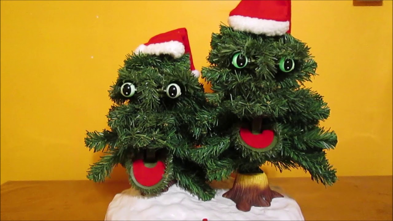 Gemmy - Animated Singing Trees: Woody & Forrest - YouTube