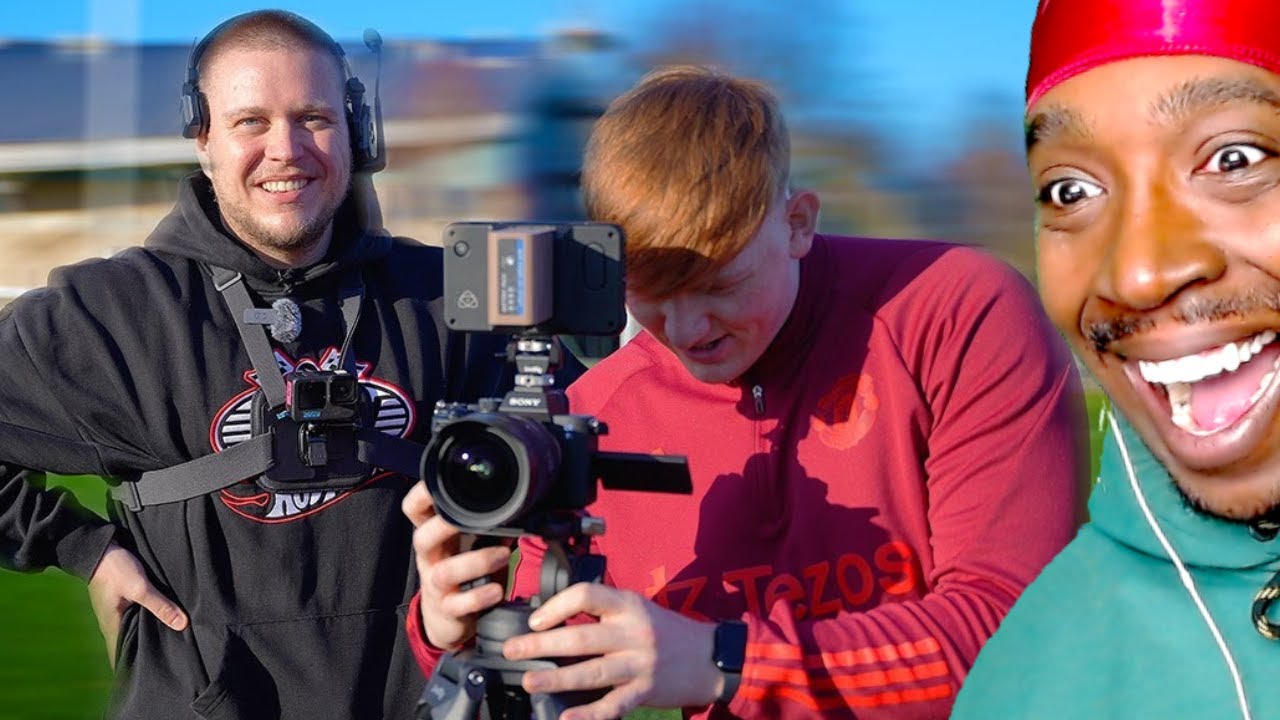Behind The Scenes With ANGRY GINGE (REACTION) - YouTube