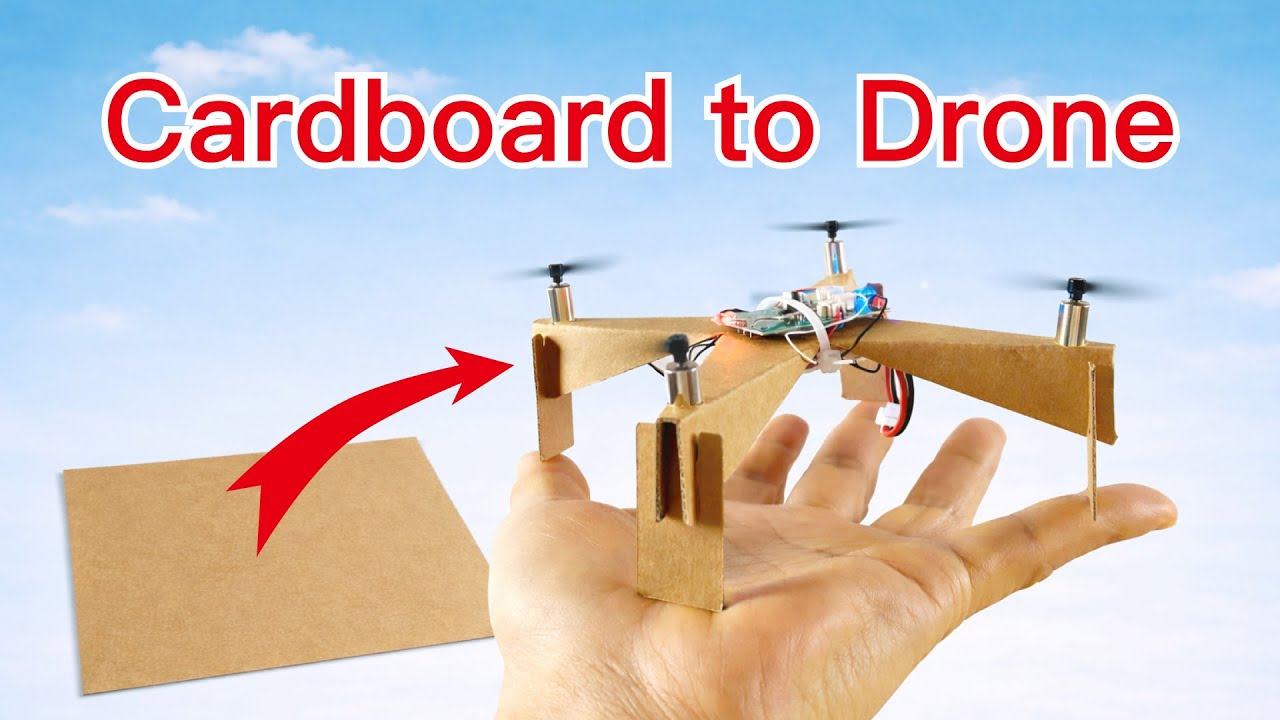 It's very simple: make a drone from recycled cardboard | DIY ...