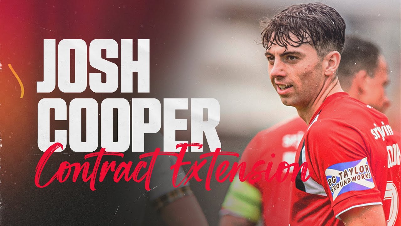 Josh Cooper | Contract Extension | 24/07/2025 - YouTube