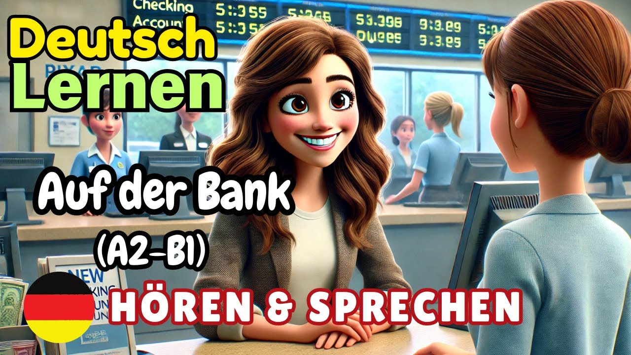 Auf der Bank A2-B1 | Deutsch Lernen | Hören & Sprechen | Geschichte ...