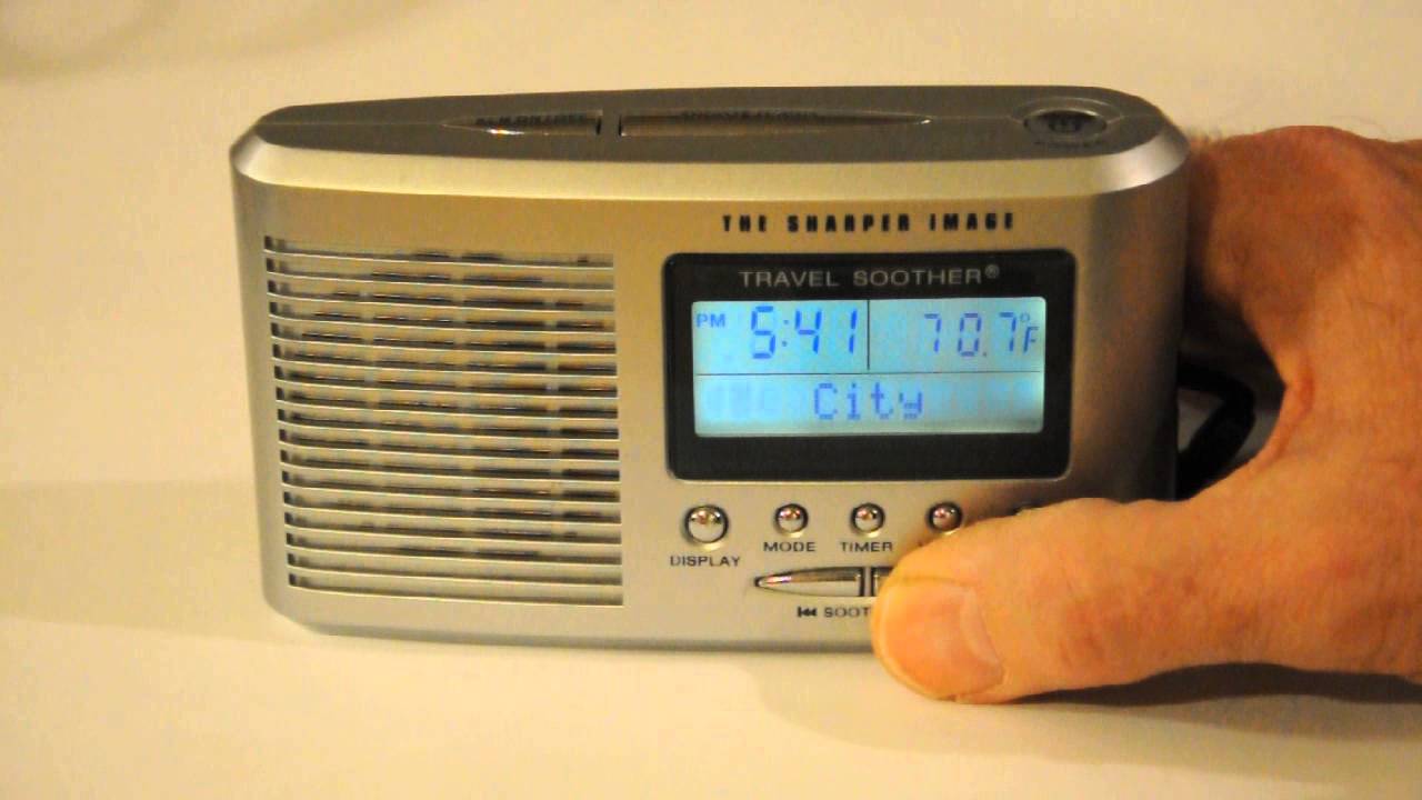 Sharper Image Travel Soother 20 Model SI601 Demo - YouTube