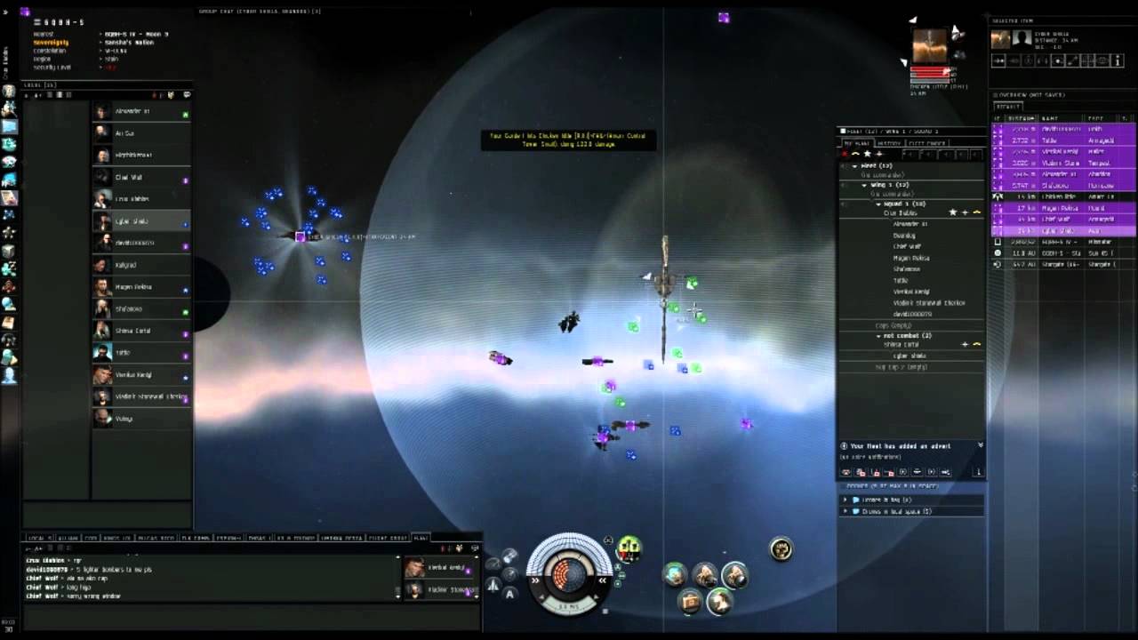 Eve Online POS bash - YouTube