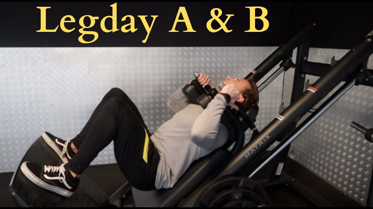 Gratis Legs Push Pull Schema deel 1/3 | Legday A & B - YouTube