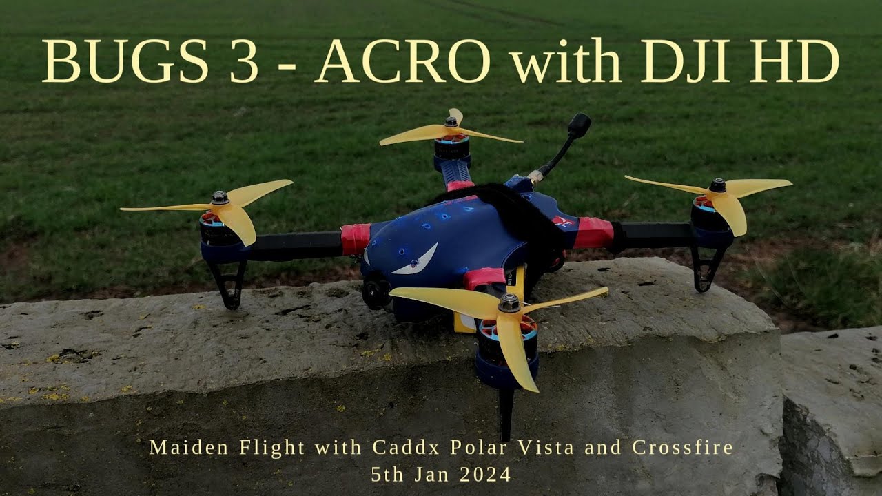 Bugs 3 Acro HD Maiden Flight 2024 - YouTube