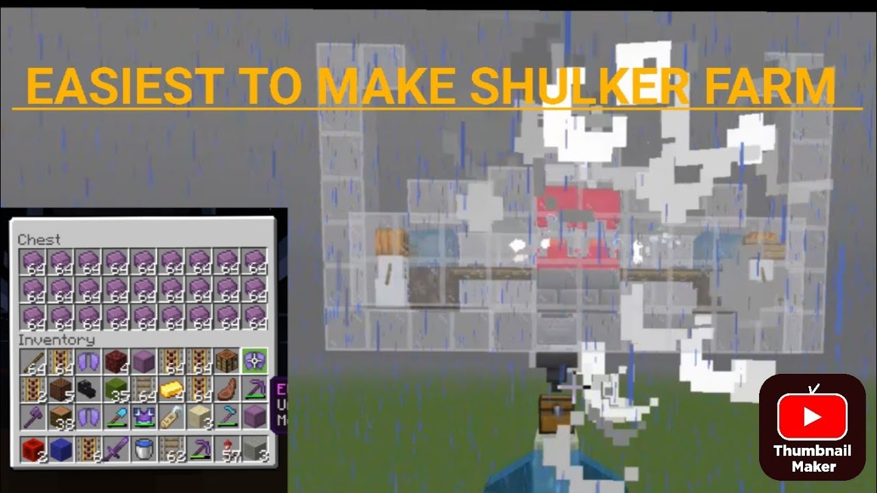 EASY SHULKER FARM *Minecraft Bedrock Edition 1.21.51 #Minecraft# ...