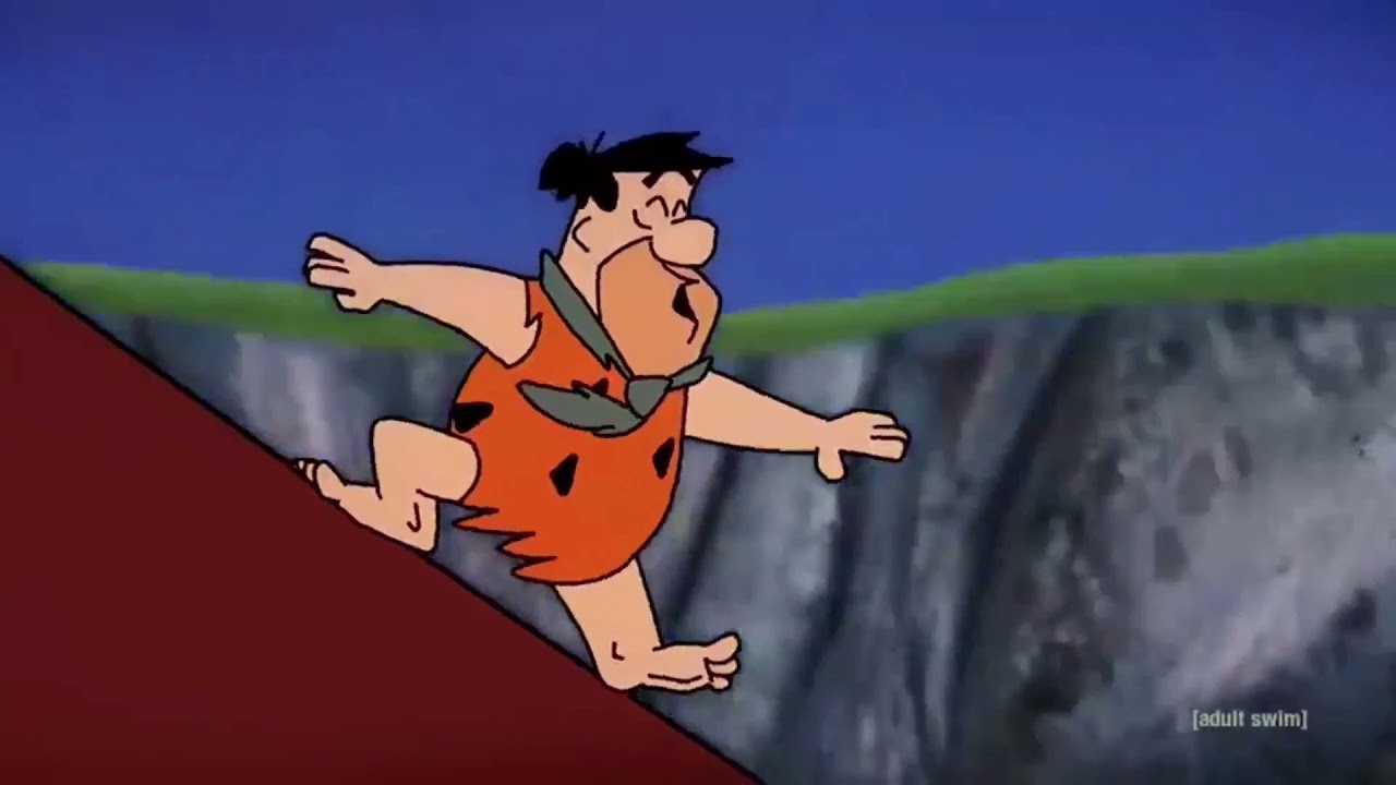 Fred Flintstone Nearly Dies, but another glitch saves him - YouTube