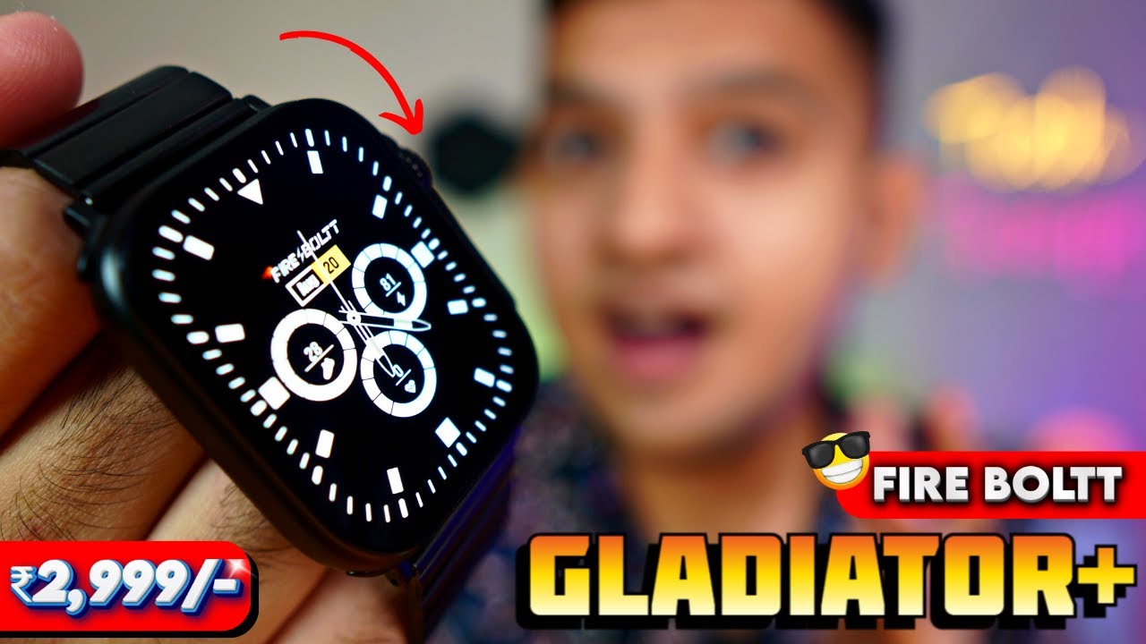 Fire-Boltt Gladiator Plus : Review⚡Best Amoled Smartwatch Under 3000 ...
