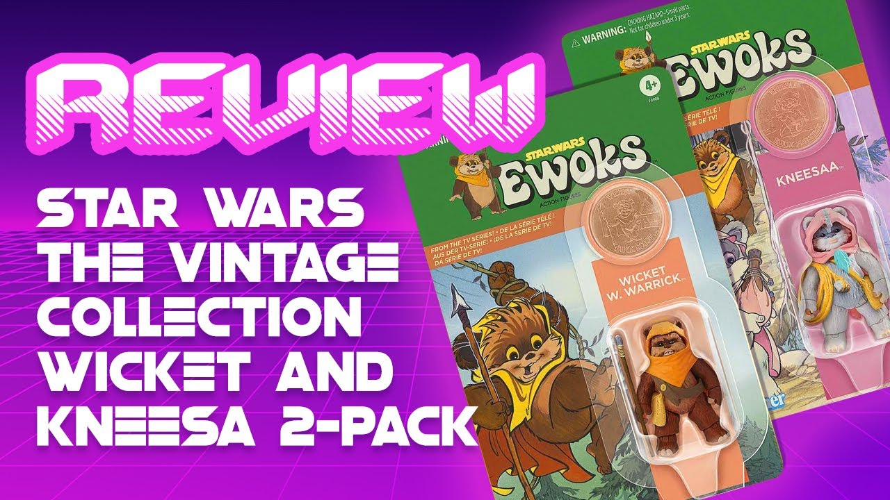 Star Wars The Vintage Collection Ewoks Wicket W. Warrick and Kneesa 2 ...