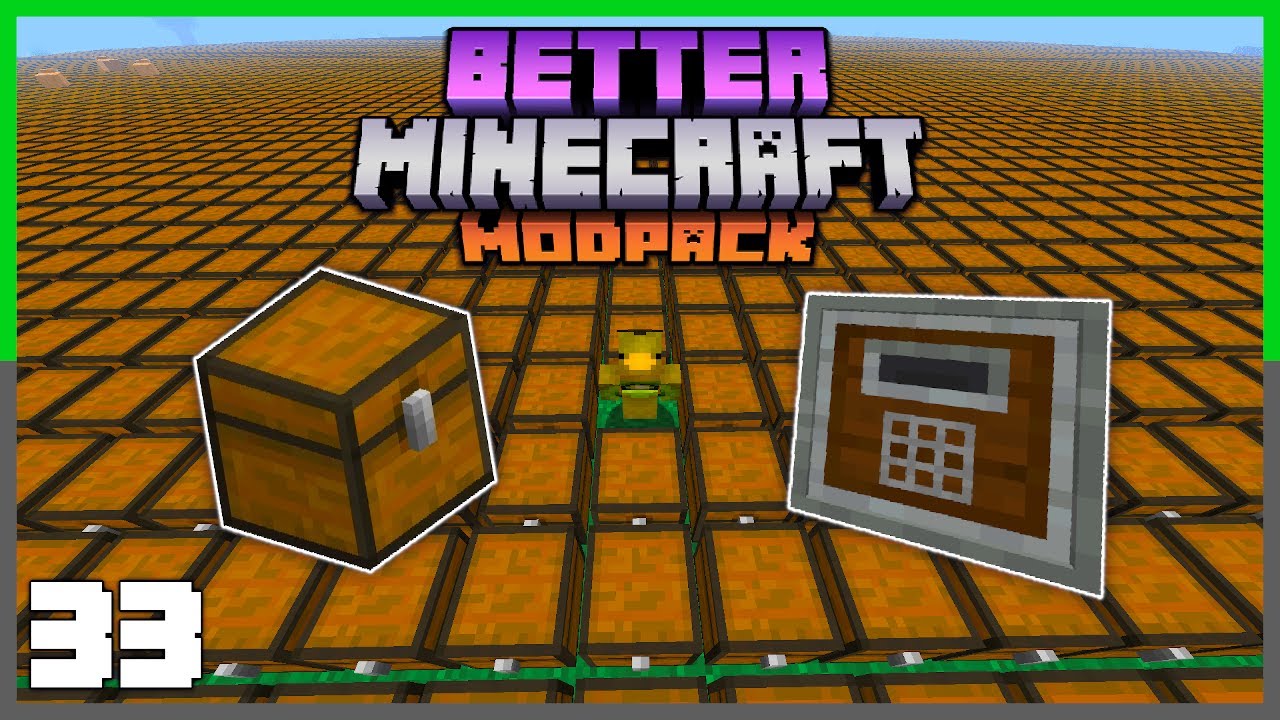 Infinite Storage Solves many Problems | Better Minecraft Modpack Ep 33 ...