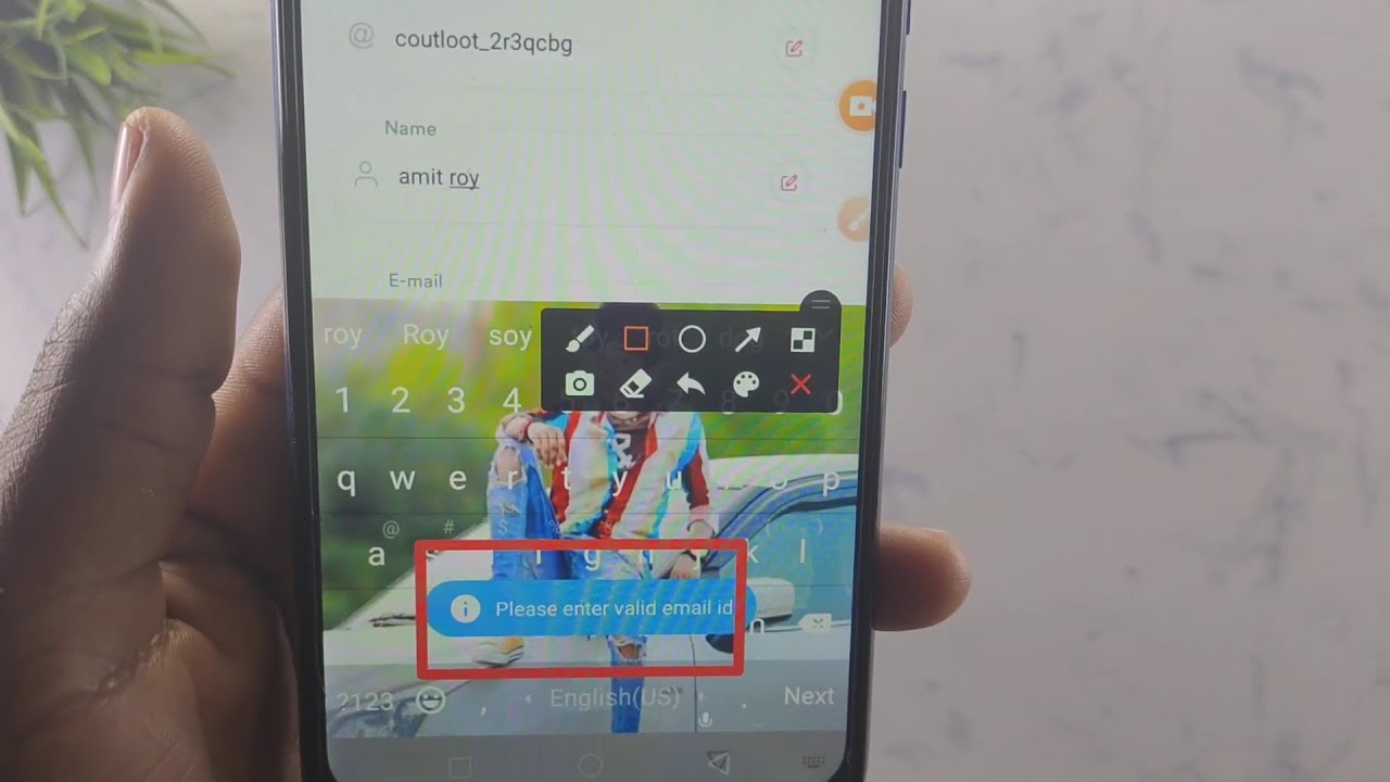 How to fix Please enter valid email id problem solve in CoutLootlLocal ...