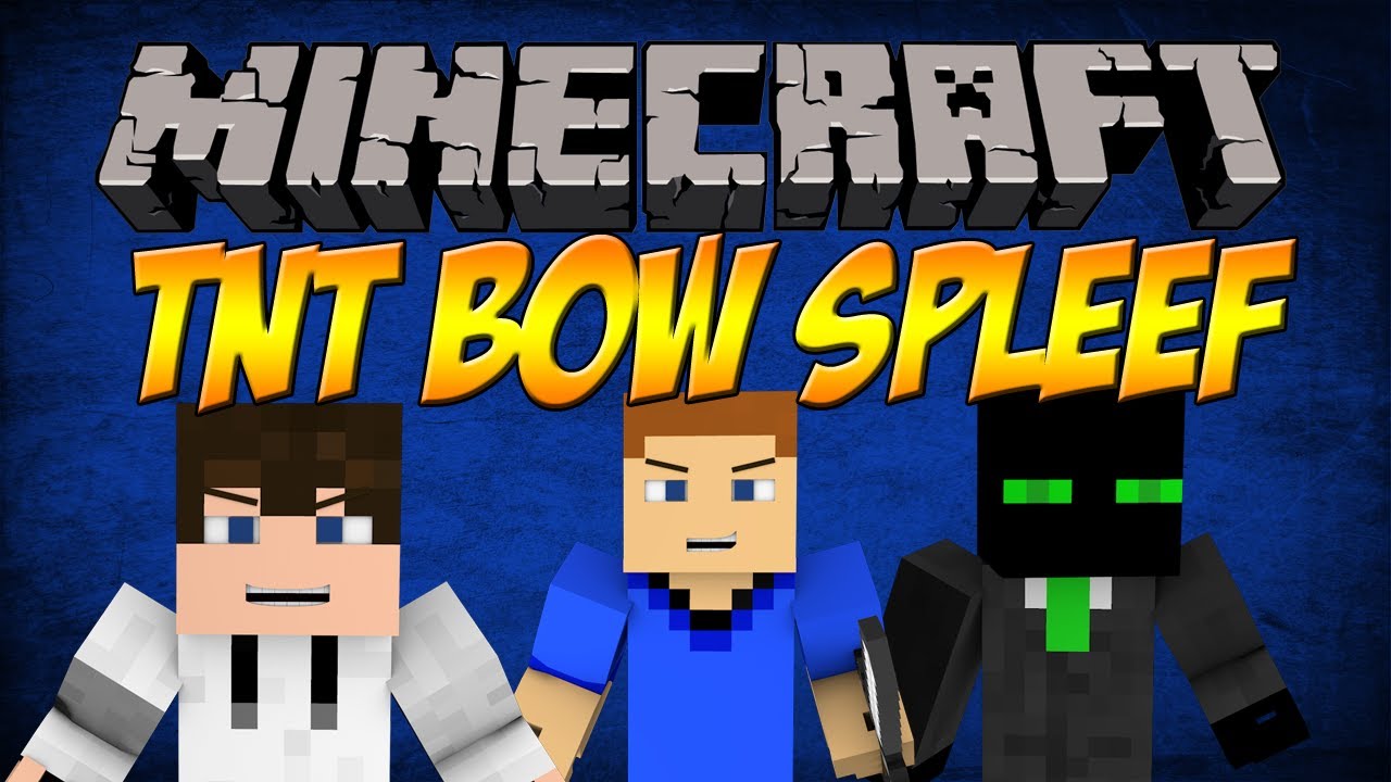 Minecraft: TNT BOW SPLEEF! - YouTube