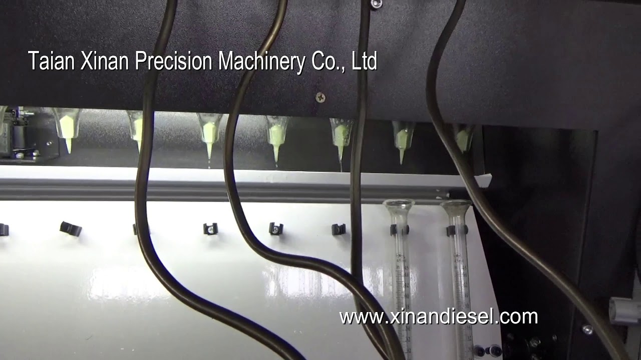 XNS815A common rail test bench DENSO ECD testing - YouTube