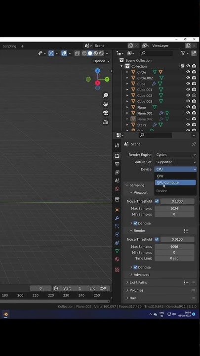 How to Enable GPU Rendering in Blender Shorts - YouTube