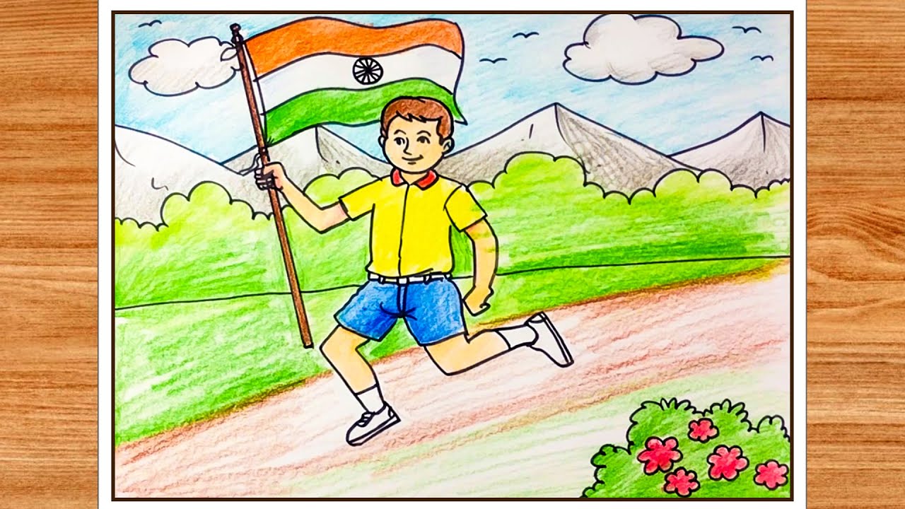 Independence Day Drawing / Independence Day Drawing Easy Step By Step ...