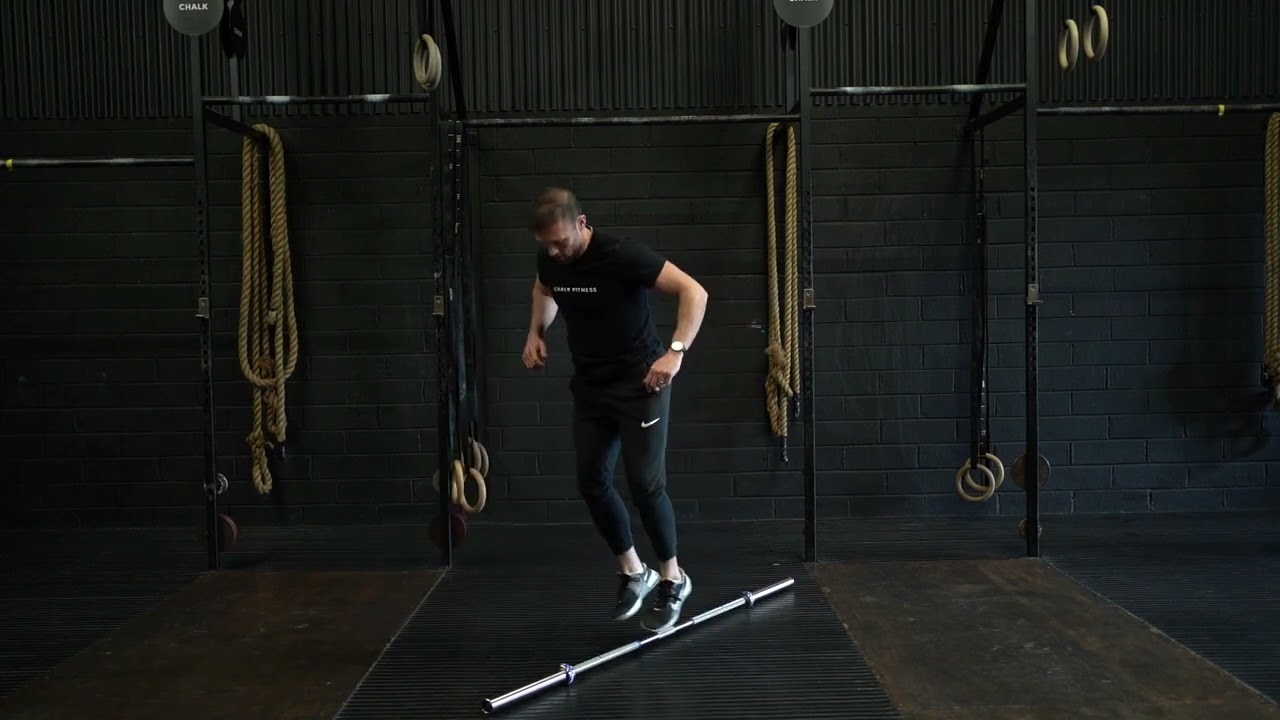 Double Hop Lateral Burpees - YouTube