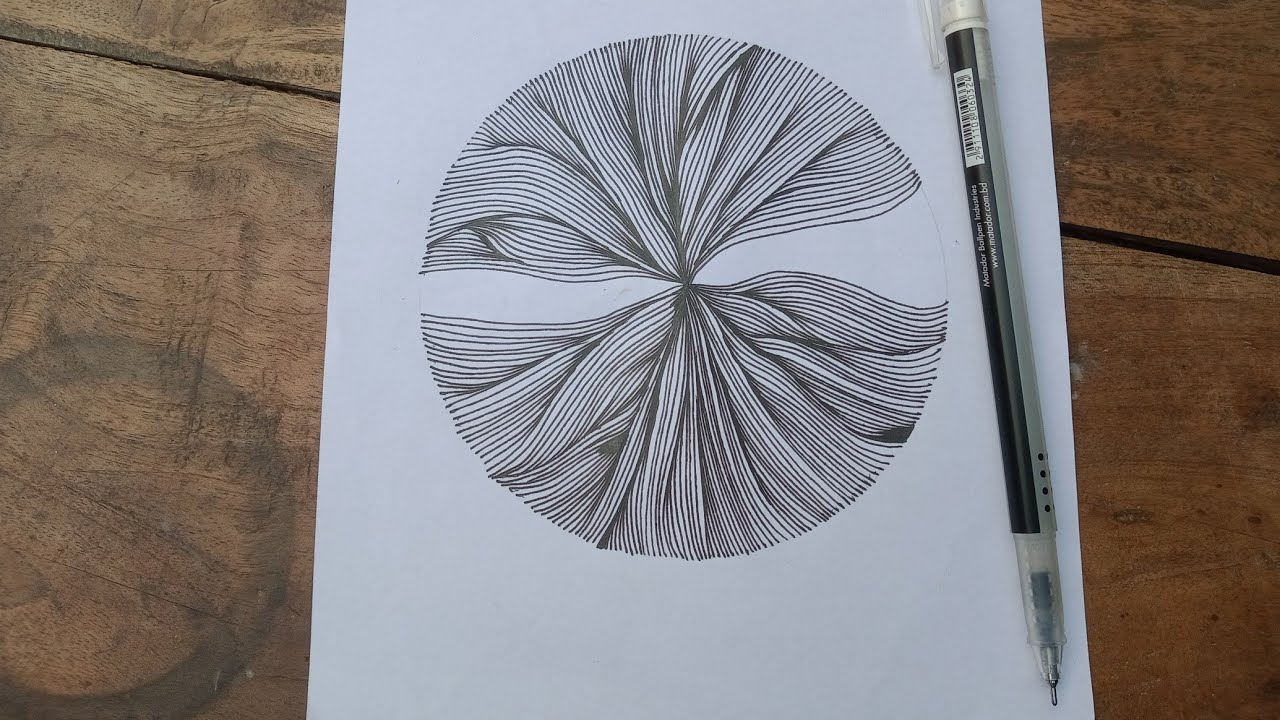 Pattern 23.Geometric Line Art Pattern Illustration How To Draw. - YouTube