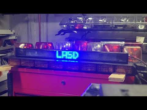 Federal Signal Message Board Model MB1-NYPD2 Engineering sample ...