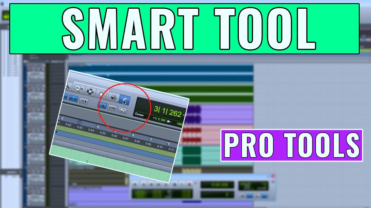 How to use the Smart Tool in Pro Tools -- OBEDIA.com Avid Pro Tools ...