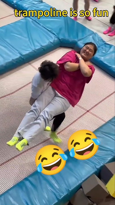 Fat Girl Trampoline Trampoline Funny Video Trampoline Park Shorts