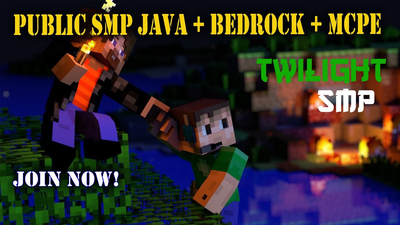 Minecraft Public SMP Live ( Java + Bedrock ) And mini games | Twilight SMP - YouTube