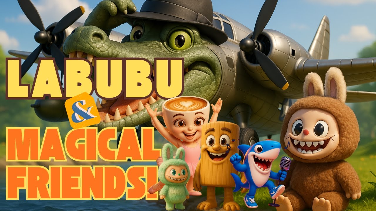 LABUBU with Magical Friends l Cute Kids Song & Music #labubu # ...