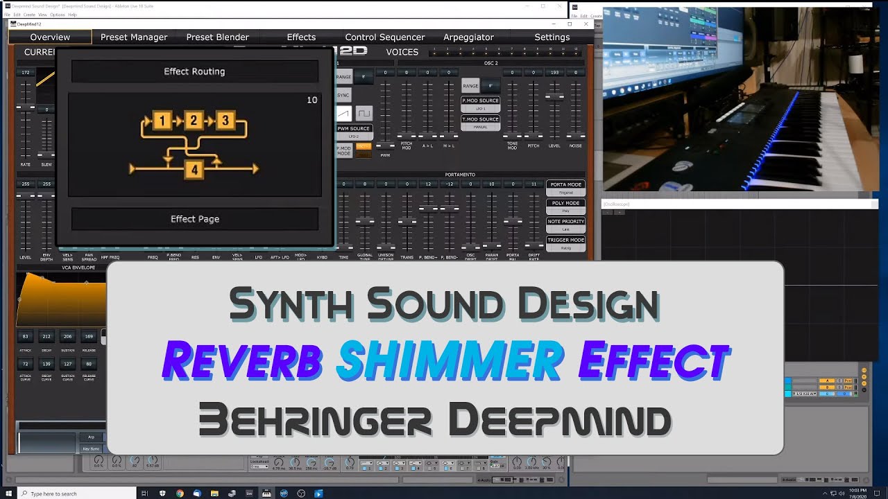 Behringer Deepmind Sound Design - Shimmer Effects - YouTube