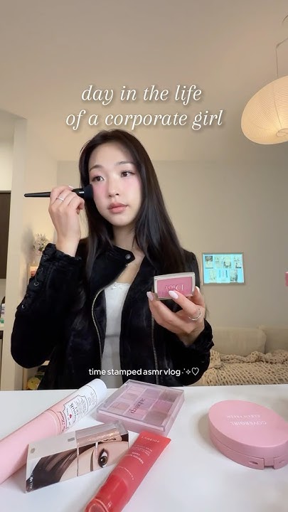 another day in the life of a corporate girl vlog 🫧📎 timestamped routine. #dailyroutine #asmr ...