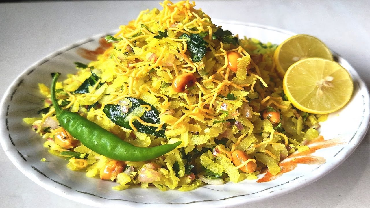Dadape Pohe Maharashtrin दडपे पोहे Recipe quick & Easy Pohe - YouTube