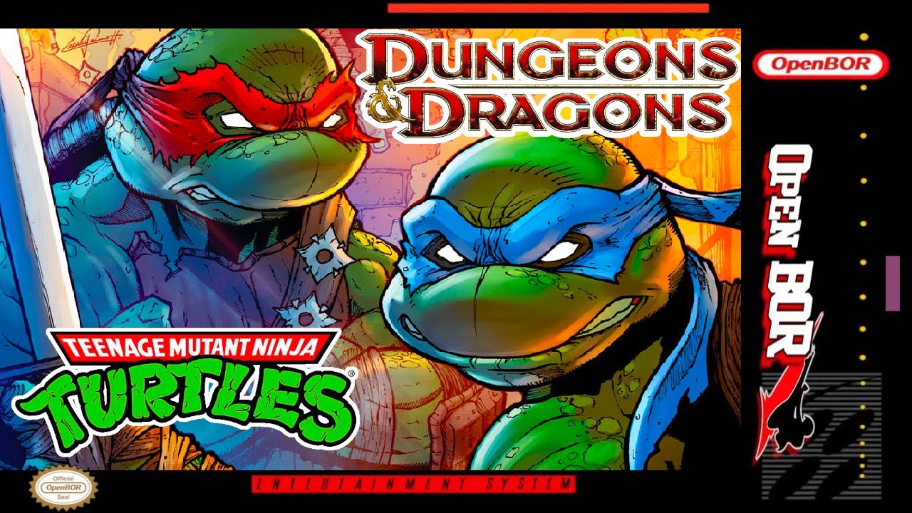 TMNT- Dungeons & Dragons Strangers Heroes Bootleg 4 Players Co-op ...