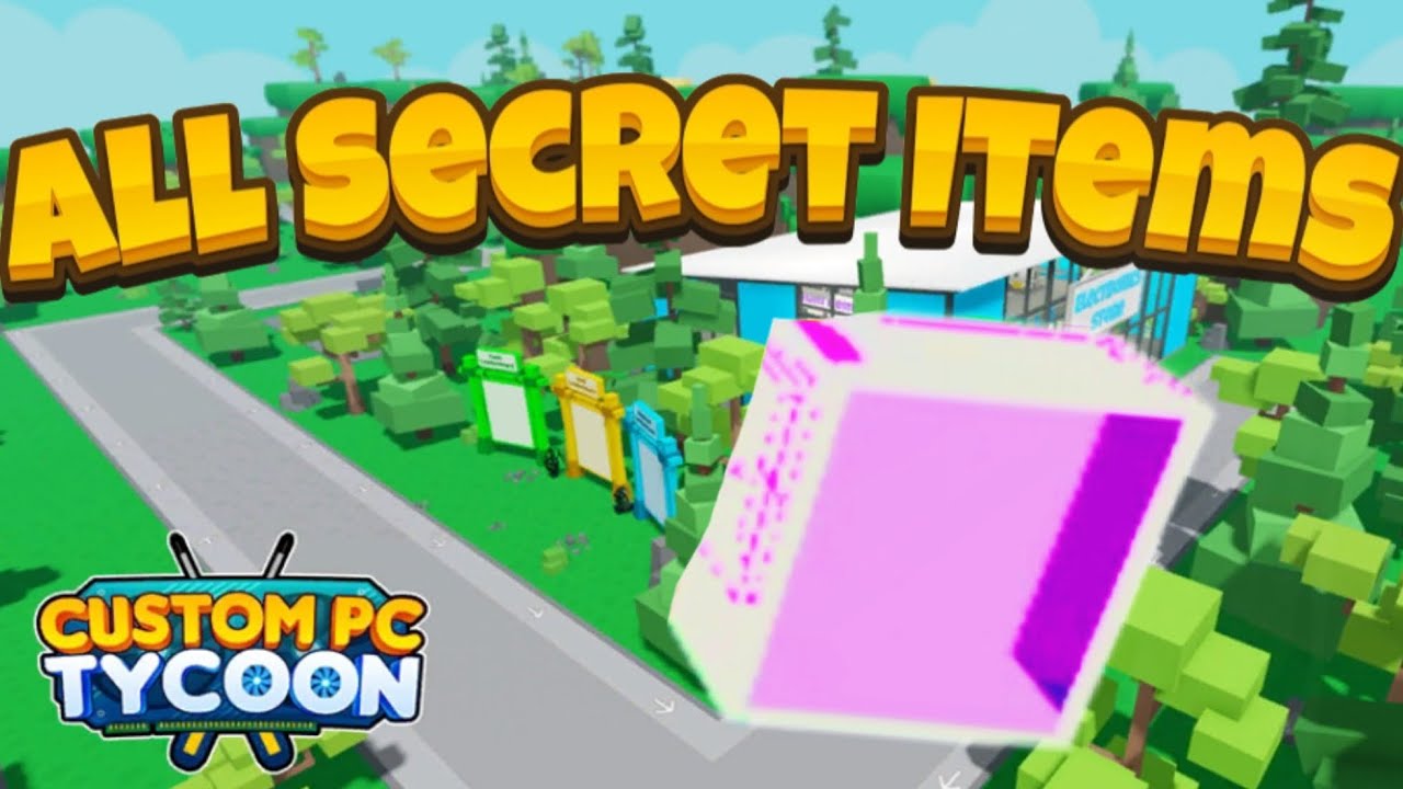 Все секретные предметы в Custom PC Tycoon in Roblox! 💻 - YouTube