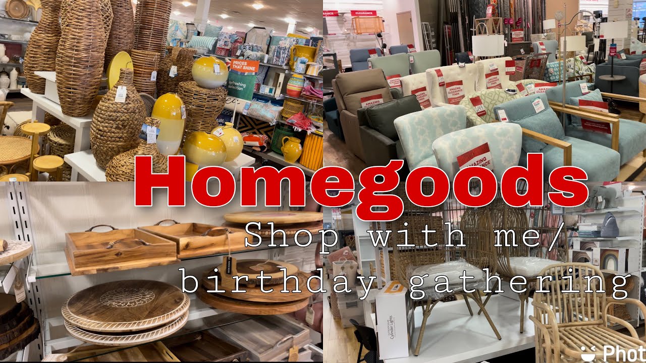 Homegoods shopping/birthday summary - YouTube