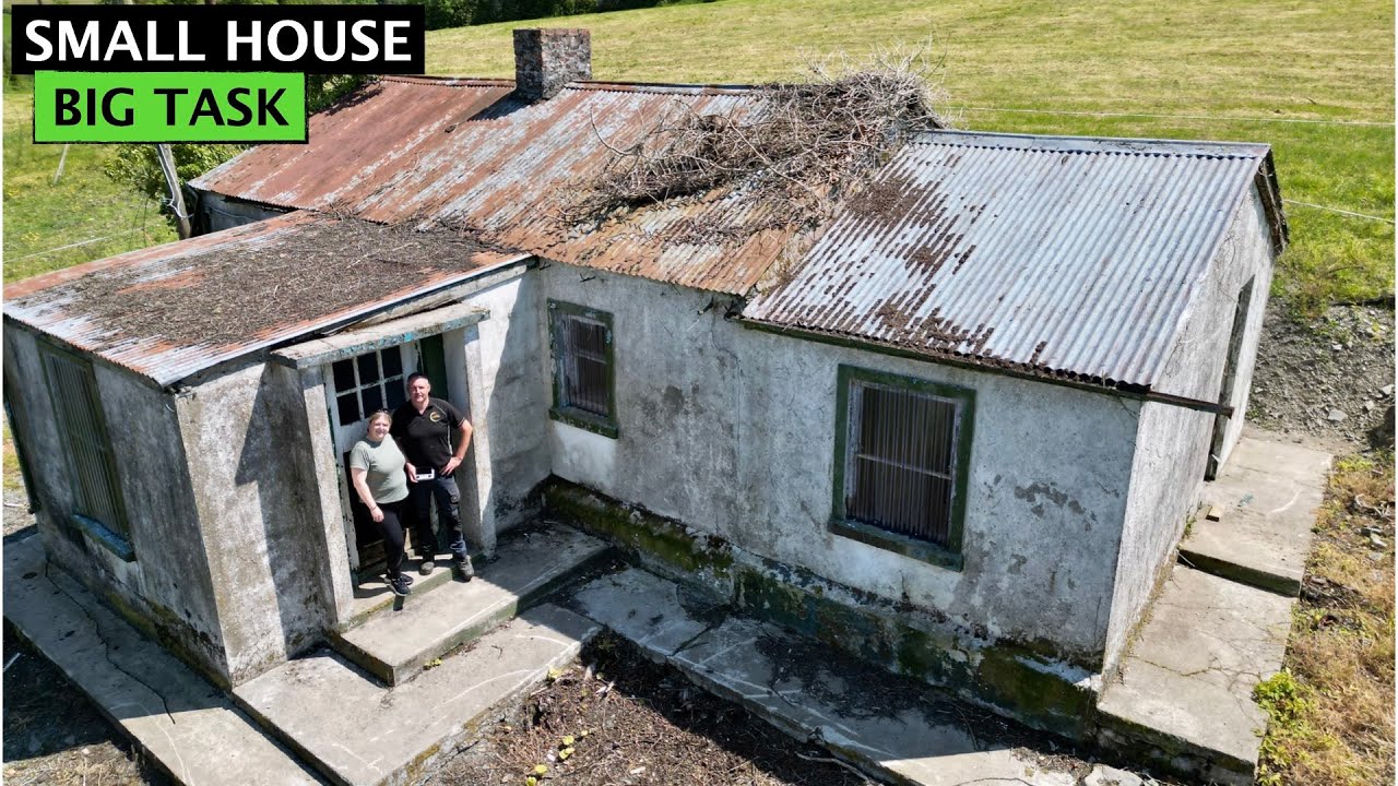 Our Quest To Restore This Old Irish Derelict Cottage Begins || Full ...